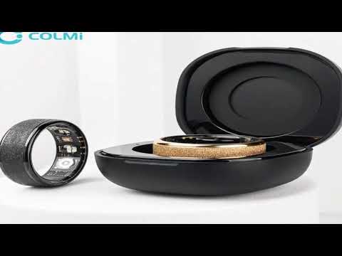 COLMI R10 Smart Ring with Charging Case for Men Women, Health and Sleep ...