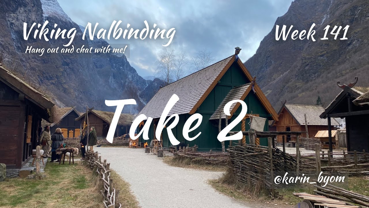 Viking Nalbinding with Karin ; week 141 (take 2) - YouTube