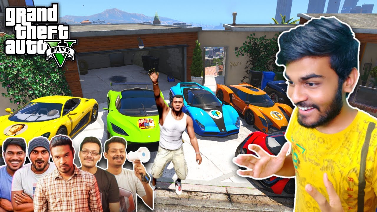 Stealing TAMIL YOUTUBERS Cars in GTA 5 | Gta 5 tamil | Tamil Famous ...