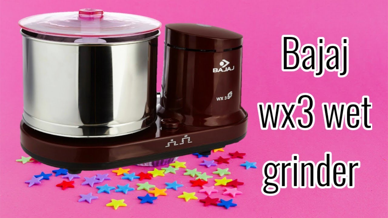Bajaj wx3 wet grinder || table top grainder - YouTube