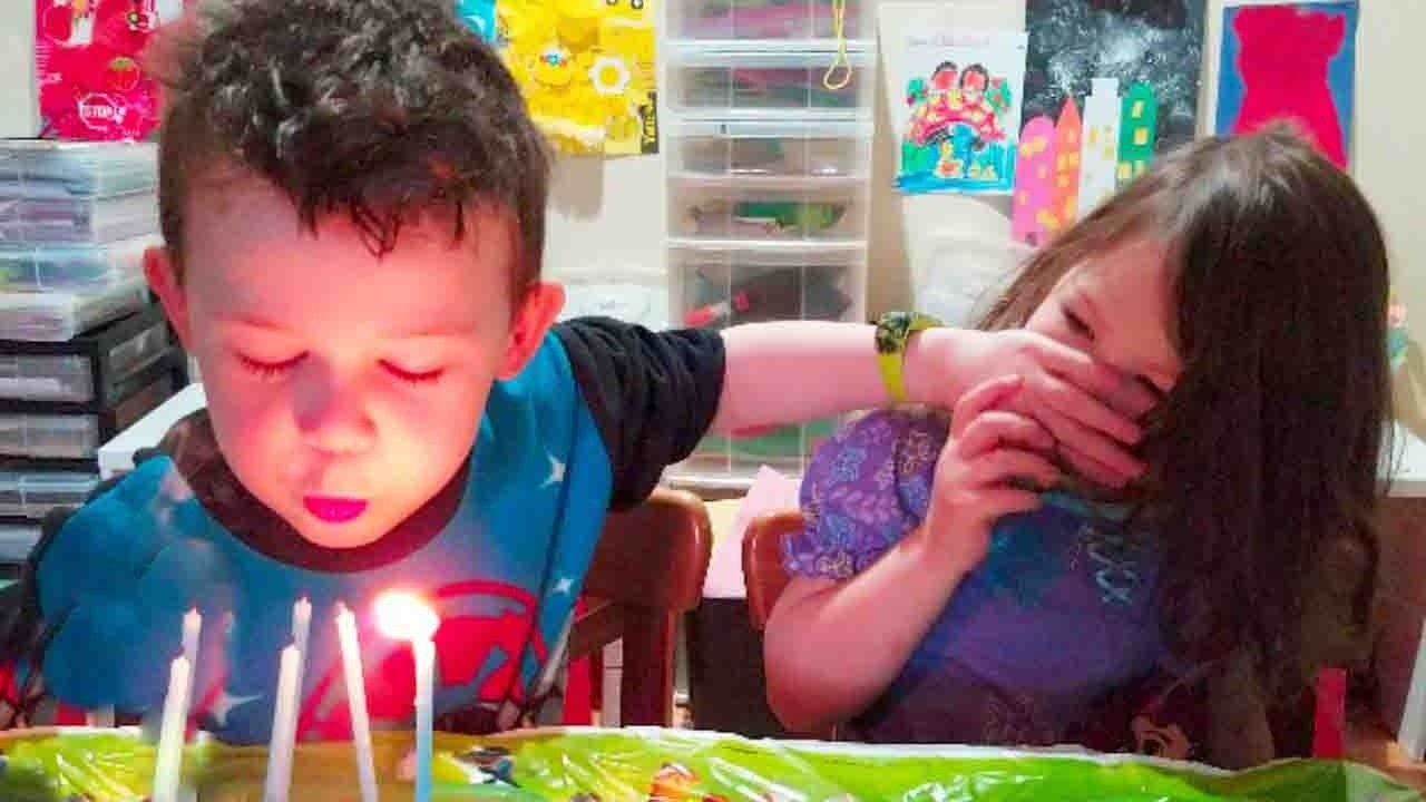 Wow! Cutest Birthday Baby Reactions - Funny Babies Blowing Candles in ...