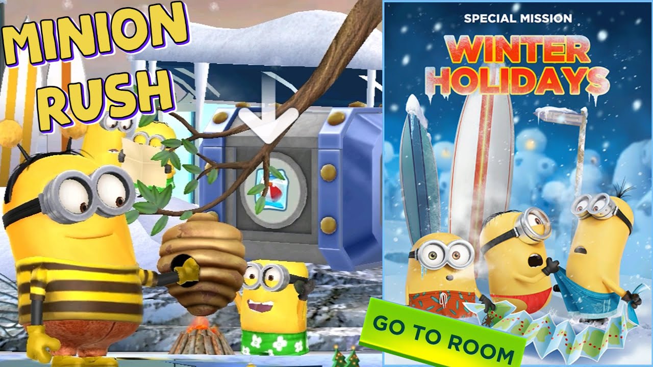 Minion Rush WINTER HOLIDAYS Get Rewards Stage 1 Completed minions game ...