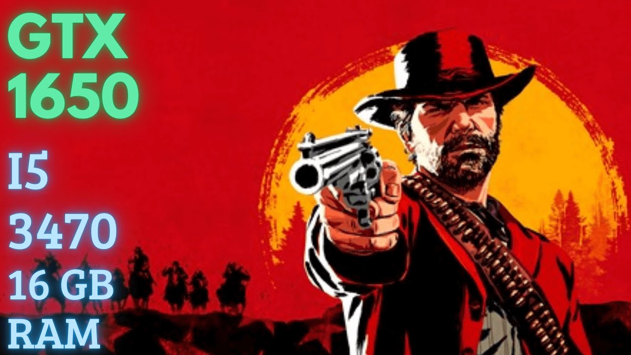 RED DEAD REDEMPTION 2 TESTANDO NO PC INTEL CORE I5 3470 GTX 1650 4 GB ...