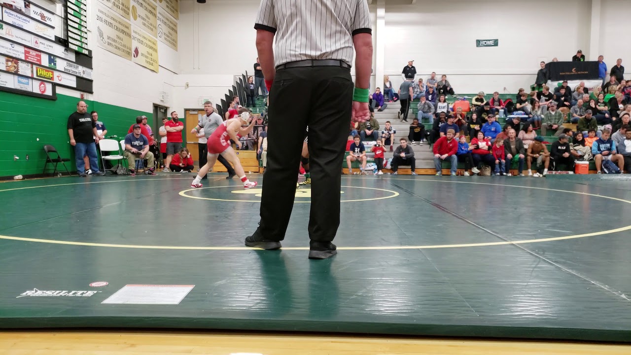 Elijah Davis Wrestling - 160 VS. Halls - 160 @ Catholic Invitational ...