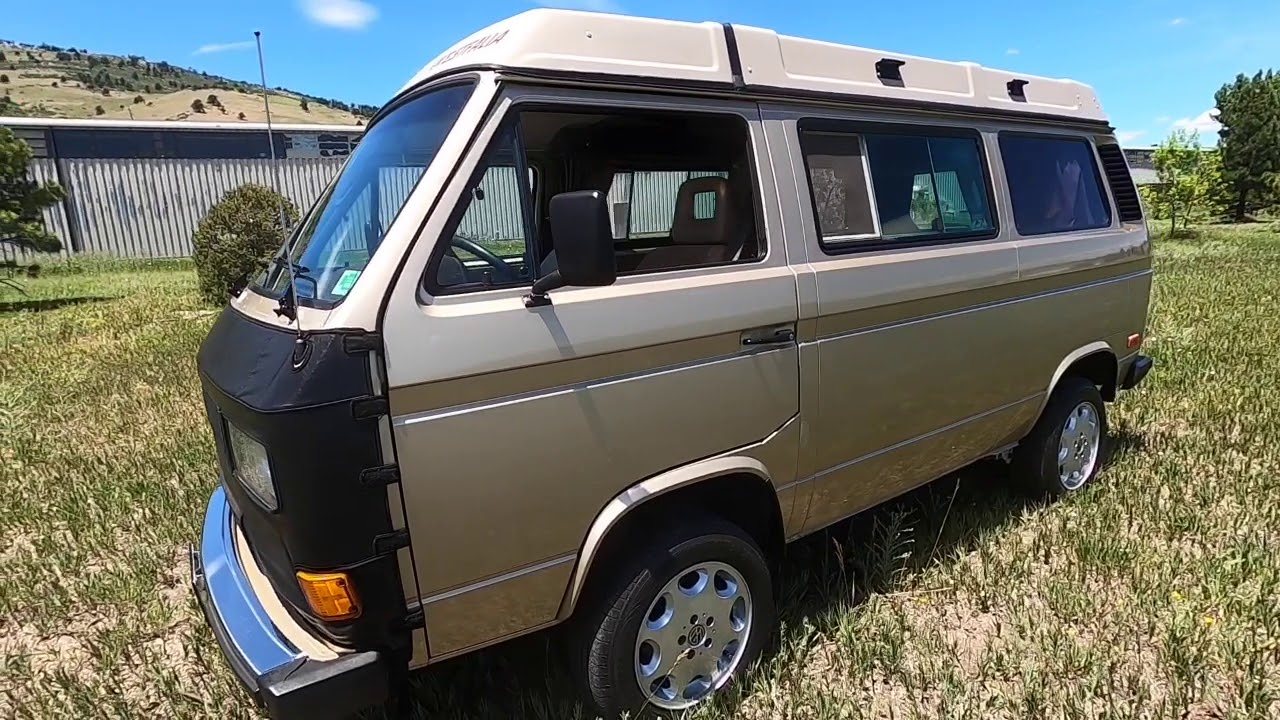 Da Bus 1986 Volkswagen Vanagon Syncro Weekender - YouTube