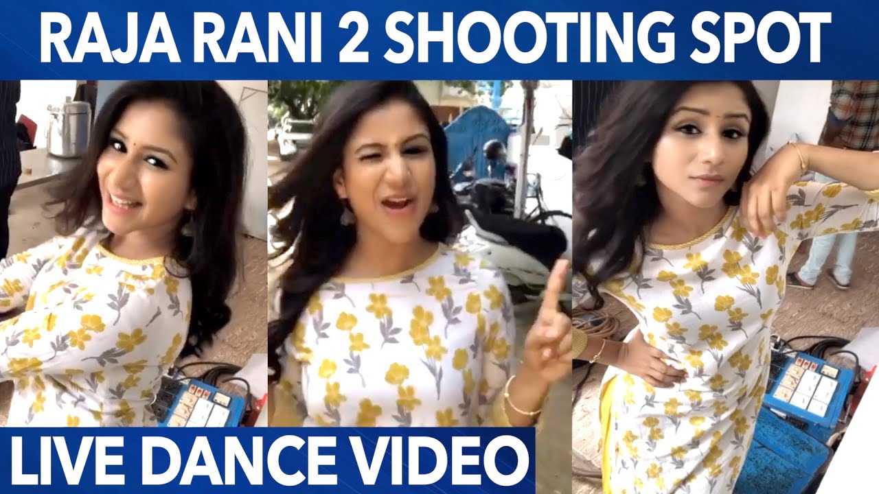 Alya Manasa அசத்தலான மரண Dance Video at Raja Rani 2 Serial Shooting ...
