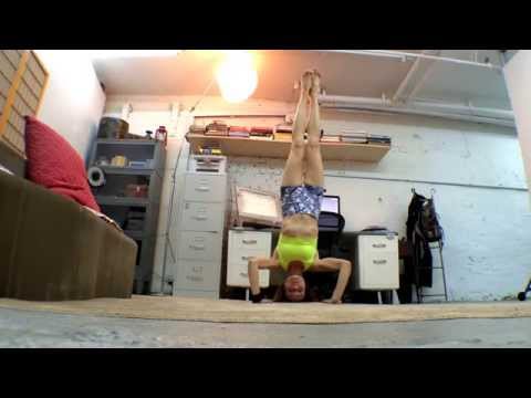 Tripod Split Headstand