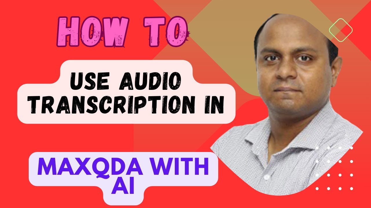 How to Use Audio Transcription in MaxQDA and AI for Qualitative Analysis|| #TranscribeInMAXQDA ...