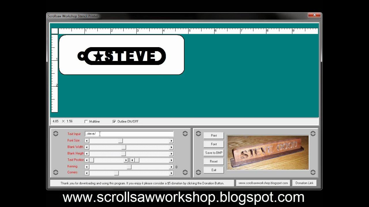 Scrollsaw Workshop Stencil Printer Update - YouTube