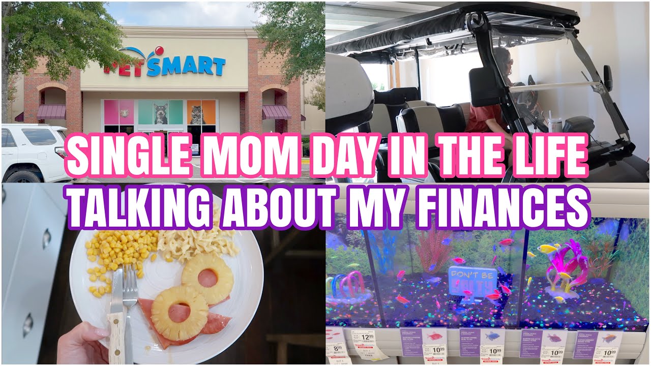 SINGLE MOM BUSY DAY IN THE LIFE | TALKING FINANCES - YouTube