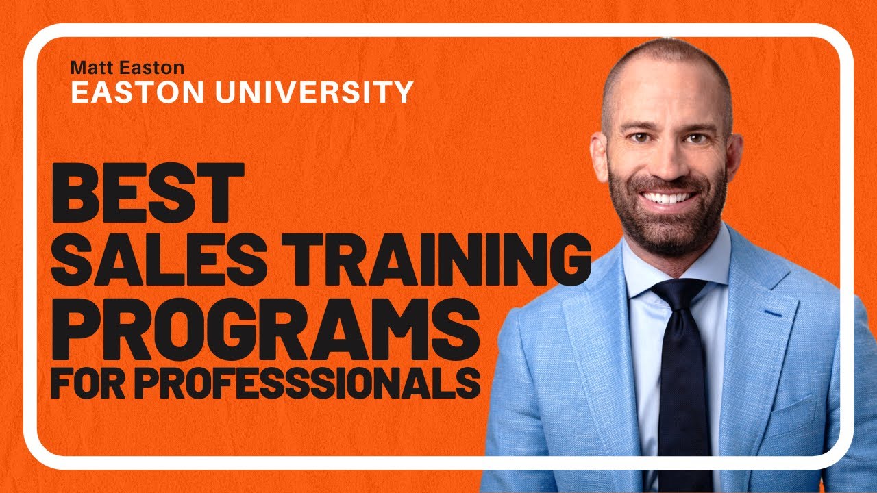 Best Sales Training Programs For Professionals - YouTube
