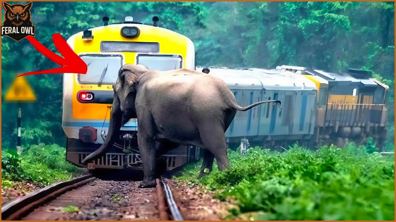 Tragic ! 40 Terrifying Moments When Animals Collide With Trains - You ...