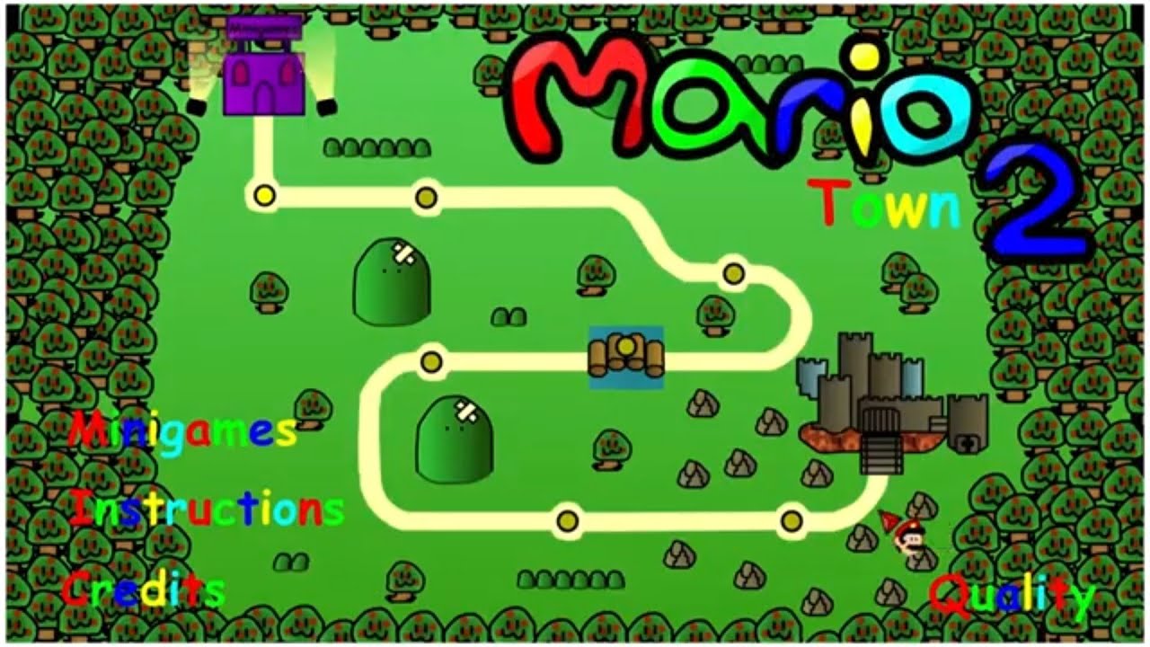 Mario Town 2 (Flash game) Walkthrough [No Deaths] - YouTube