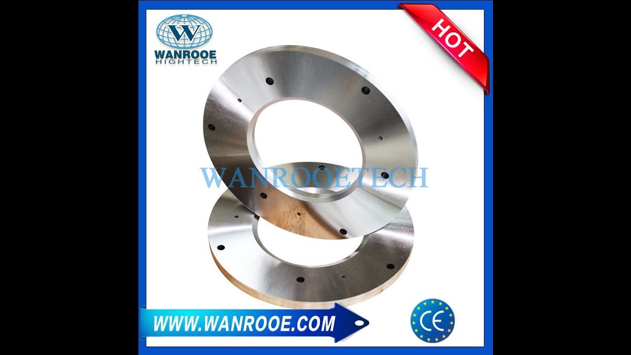 Plastic Pulverizer Disc blades knife mills coated by TiAlN, Segment ...