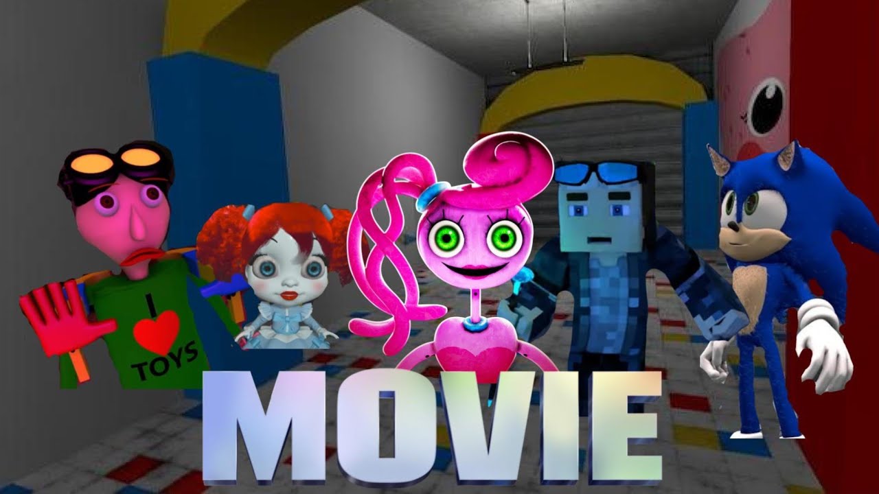 poppy playtime chapter 2 vs baldi and sonic the movie - YouTube