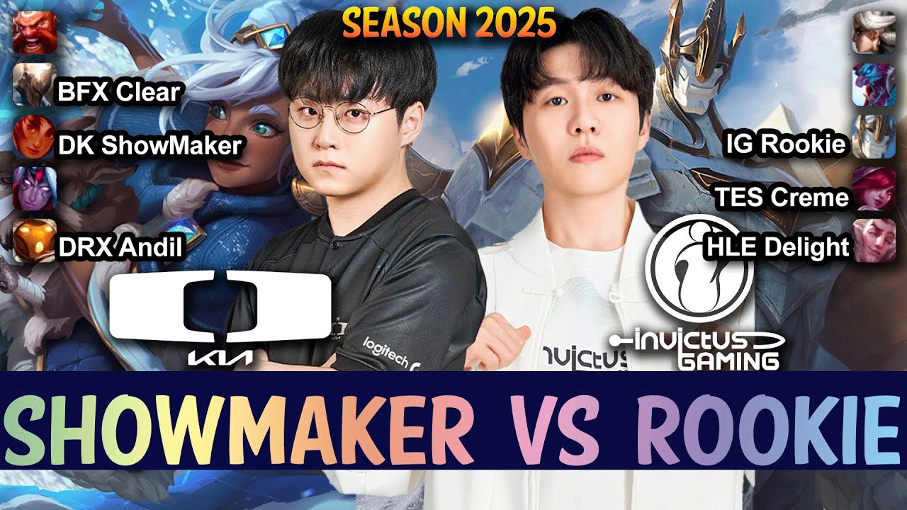 DK ShowMaker vs IG Rookie - ShowMaker TALIYAH vs Rookie GALIO Mid - Patch 25.15 KR Ranked ...