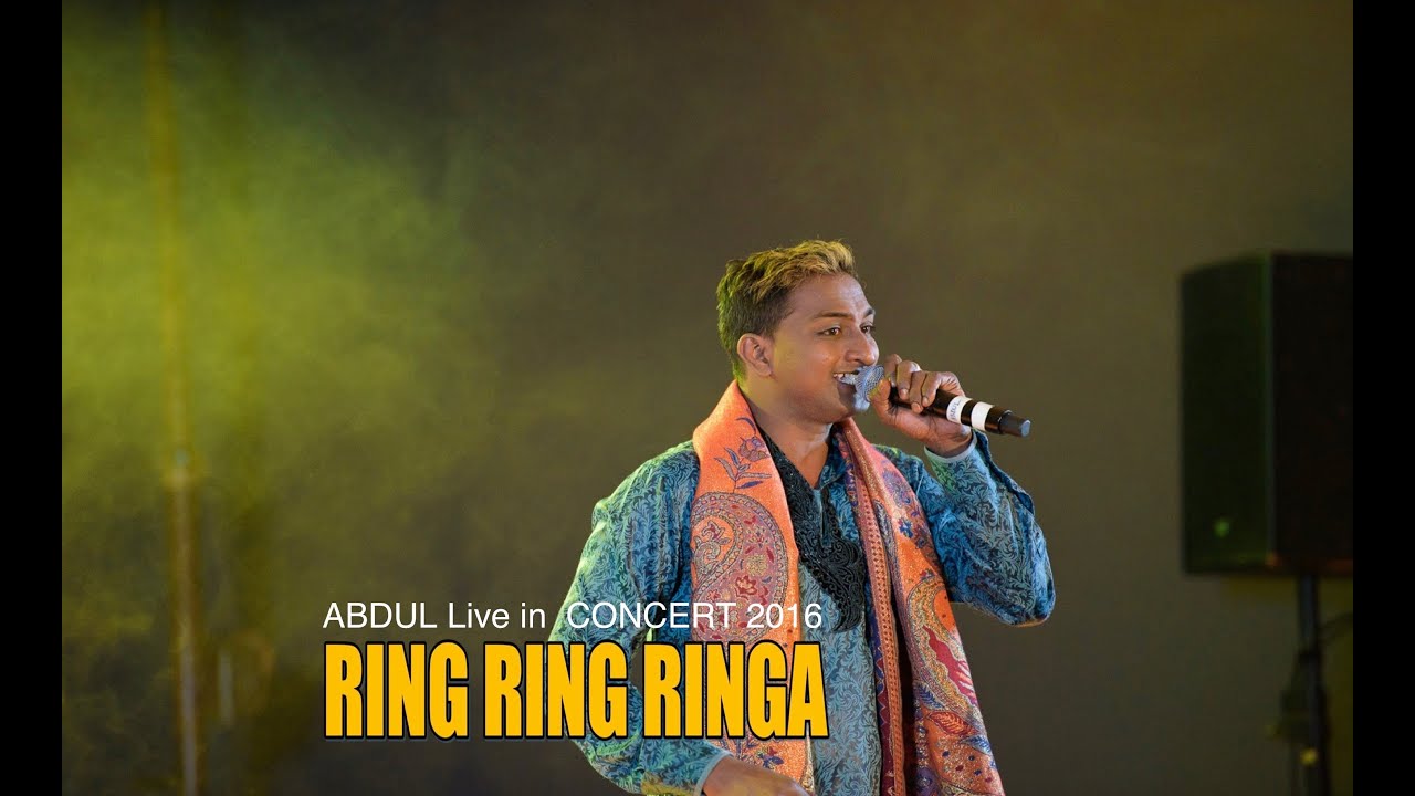 RING RING RINGA ABDUL LIVE SYDNEY 2016 - YouTube
