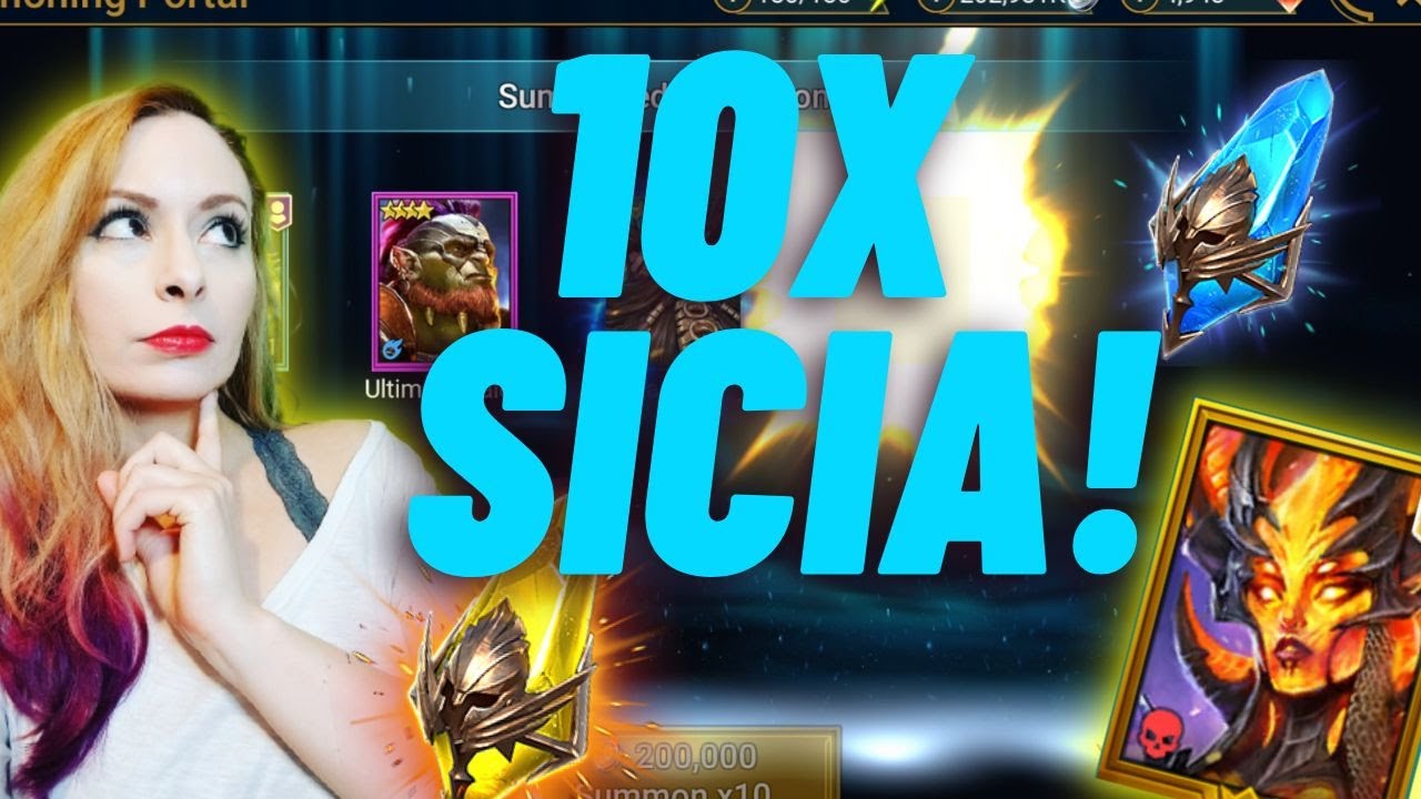 Pulling ALL SHARDS For Sicia! • RAID Shadow Legends - YouTube