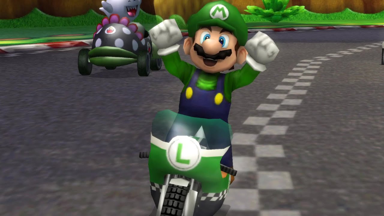 Green Mario in Mario Kart Wii - YouTube