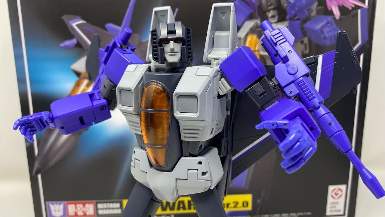 Transformers Masterpiece MP-52+ Skywarp V2 Figure Review!!! - YouTube