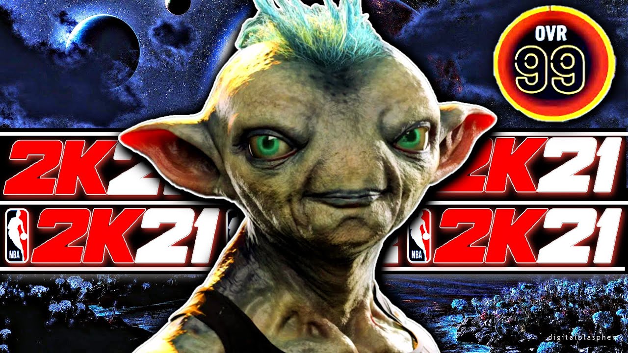 BEST ALIEN FACE CREATION ON 2K21 | AREA 51 ALIEN IN NBA 2K21 | SCARE ...
