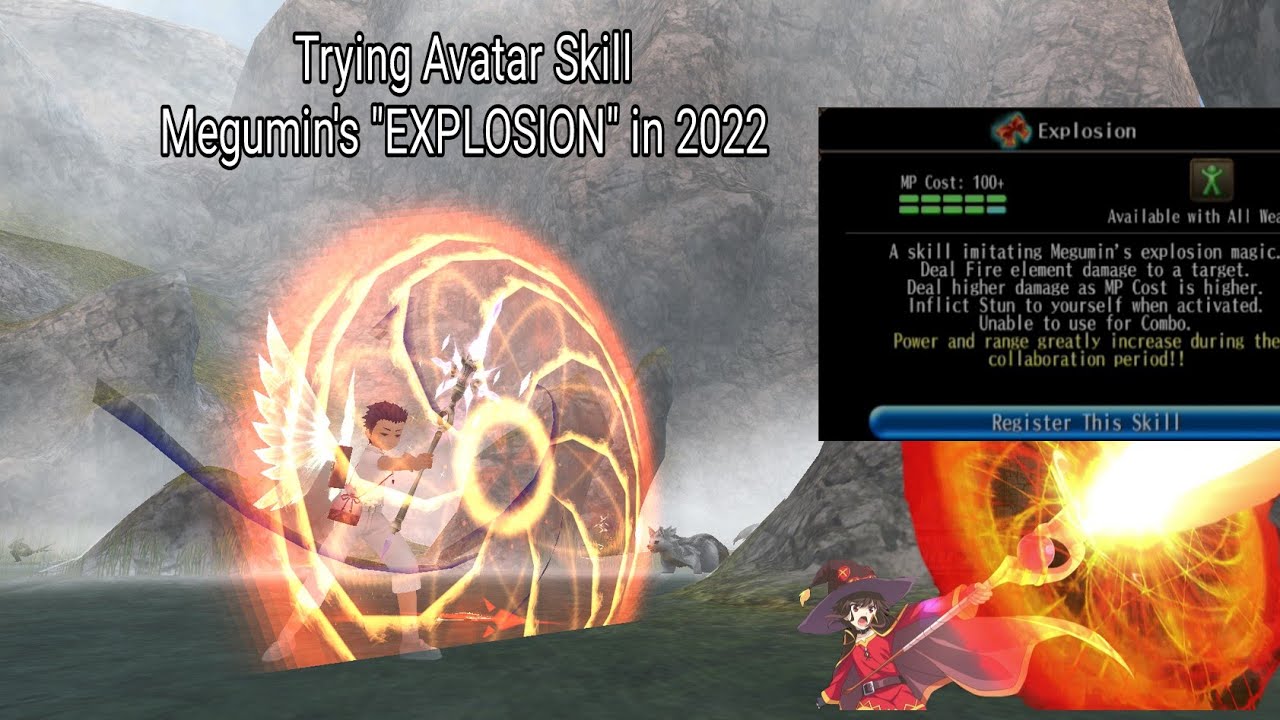 Trying Avatar Skill Megumin's "Explosion" in 2022 - Toram Online - YouTube