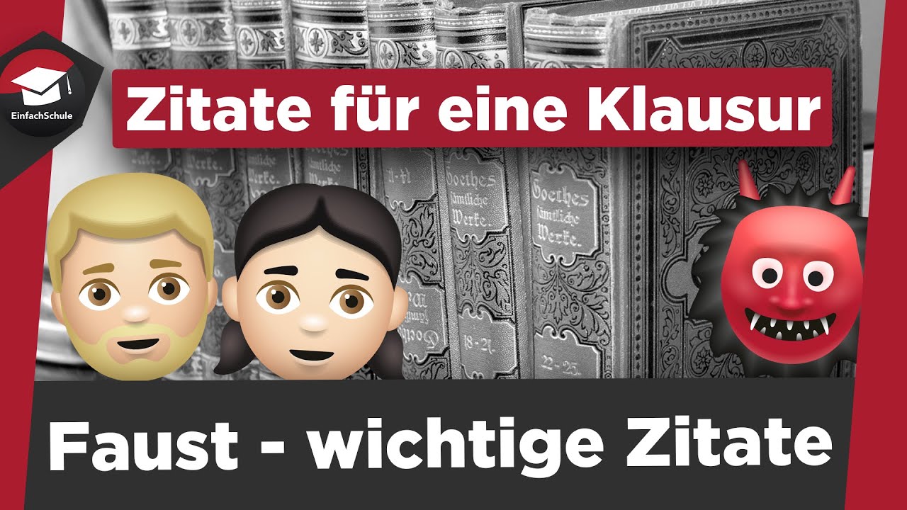 Faust - wichtige Zitate für eine Klausur erklärt - Faust ...