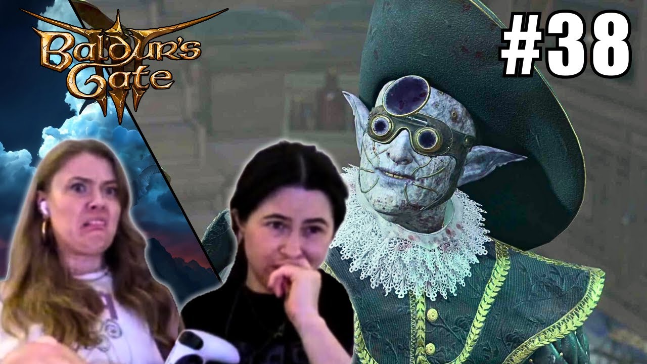 Jen plays BG3 & visits the house of HORROR, Aliona is also there in ...