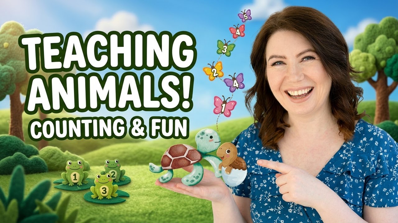 Over in the meadow felt board story for engaging preschool circle time ...