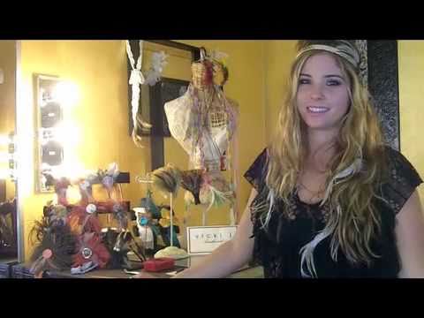Vicki J- Feather Extensions technique - YouTube