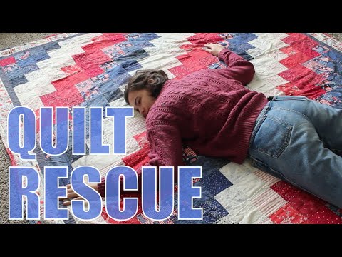 Restoring a 20-year-old quilt! - YouTube