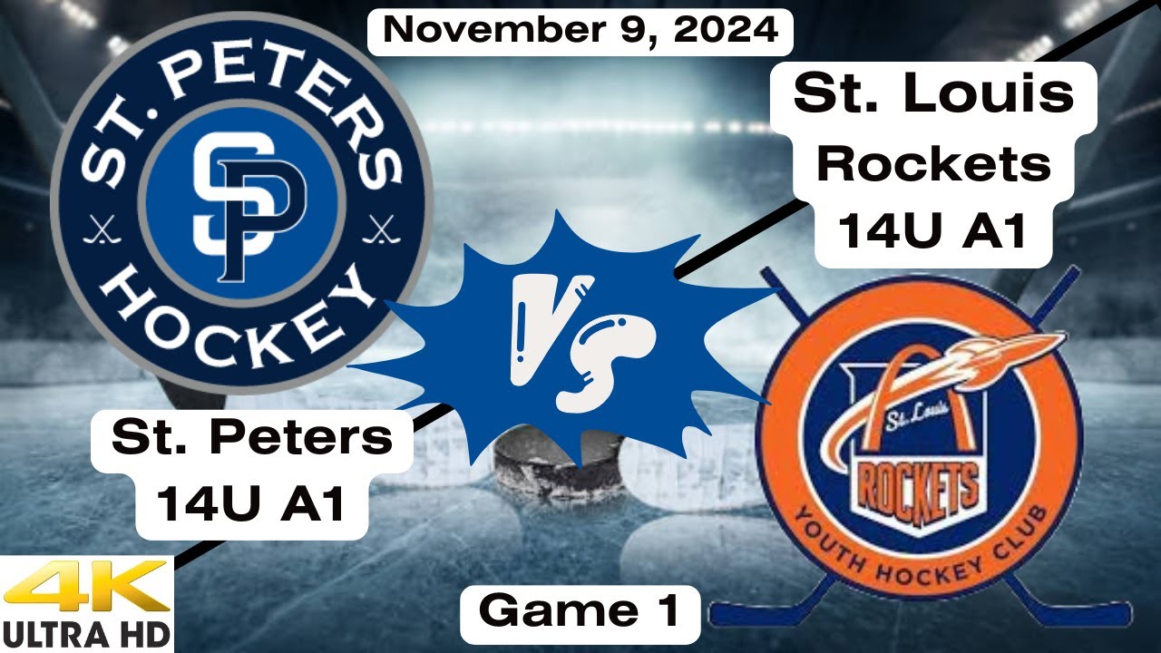 St. Peters Hockey 14U A1 vs St. Louis Rockets 14U A1 / Season Game 1 ...