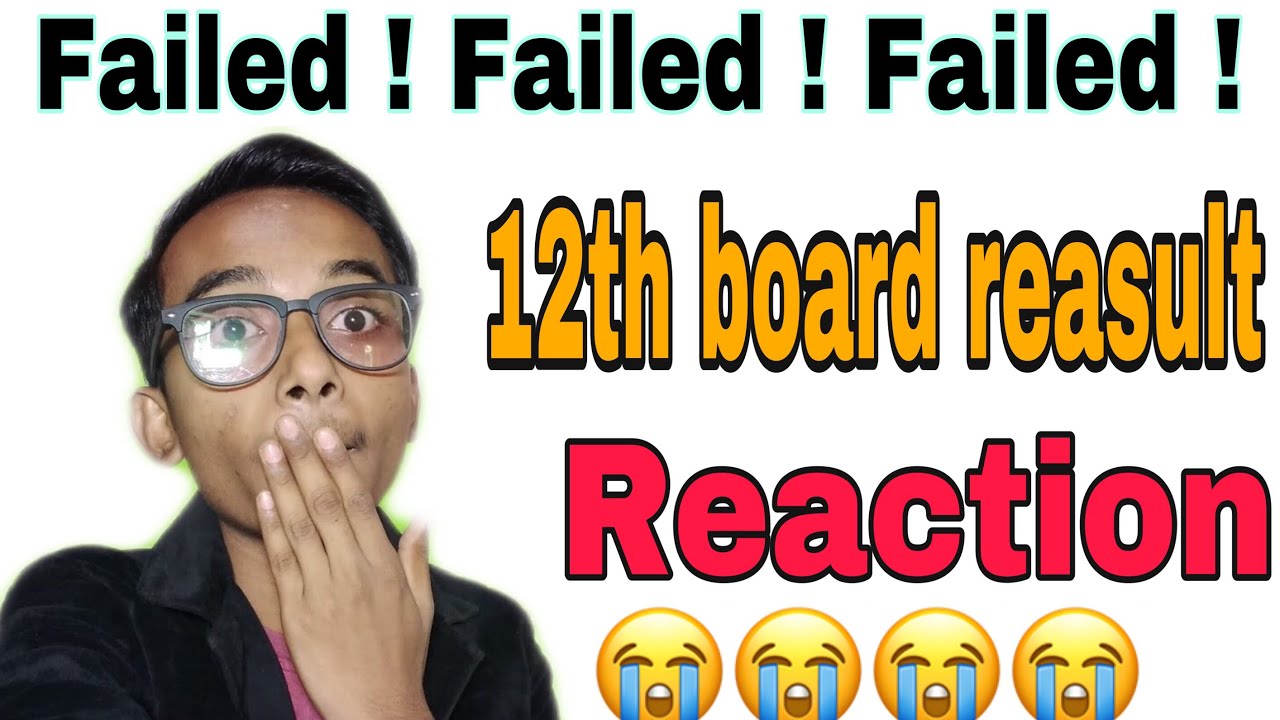 My 12 class results am i failed ll results reaction video #the_english ...