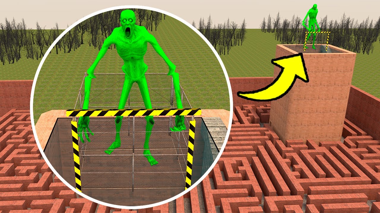 NEW TOXIC SCP-096 vs TOWERS in Maze! Garry's Mod! - YouTube