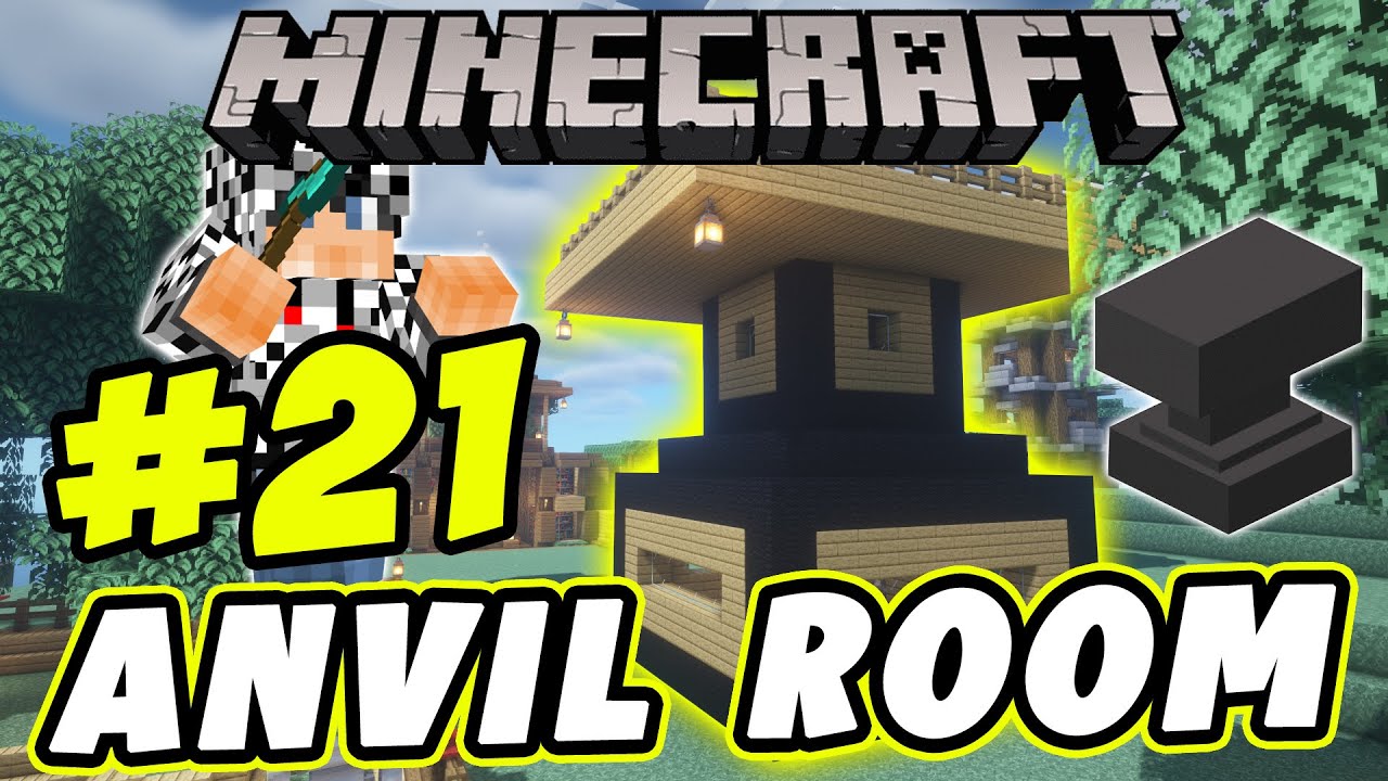 ANVIL ROOM ADA LIFT! - SURVIVAL SERIES #21 (MINECRAFT MALAYSIA) - YouTube