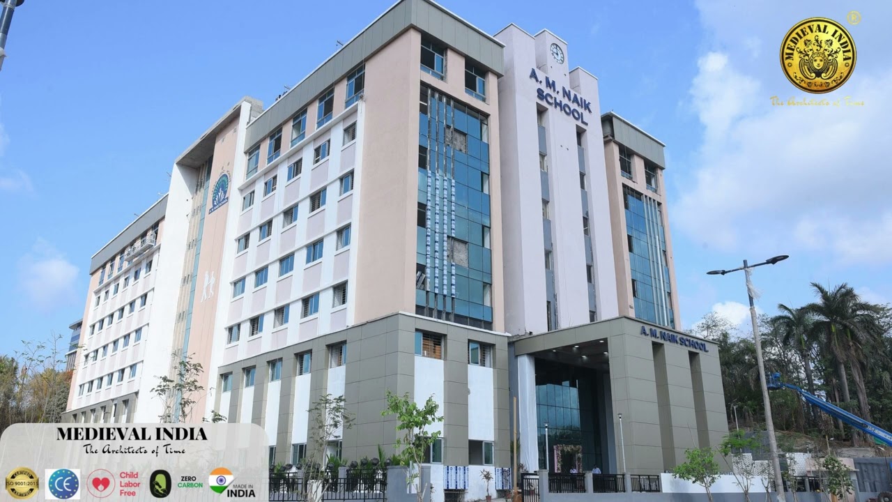 FACADE CLOCK AT AM NAIK SCHOOL,MUMBAI - YouTube