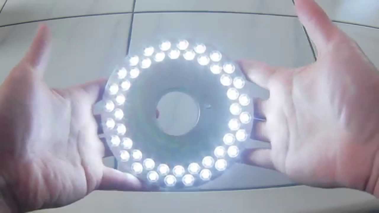 LED 48 ring light comparison by Chung Dha - YouTube