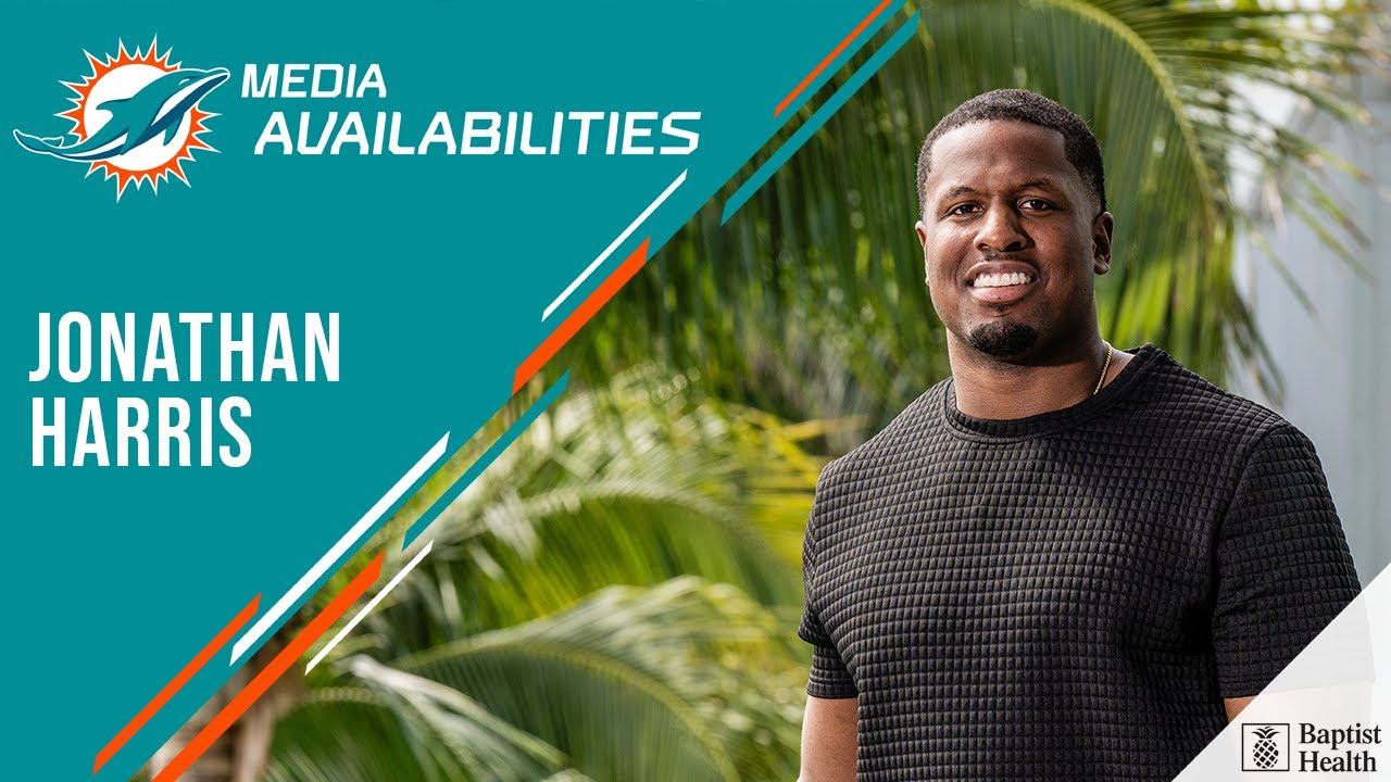Jonathan Harris meets with the media | Miami Dolphins - YouTube
