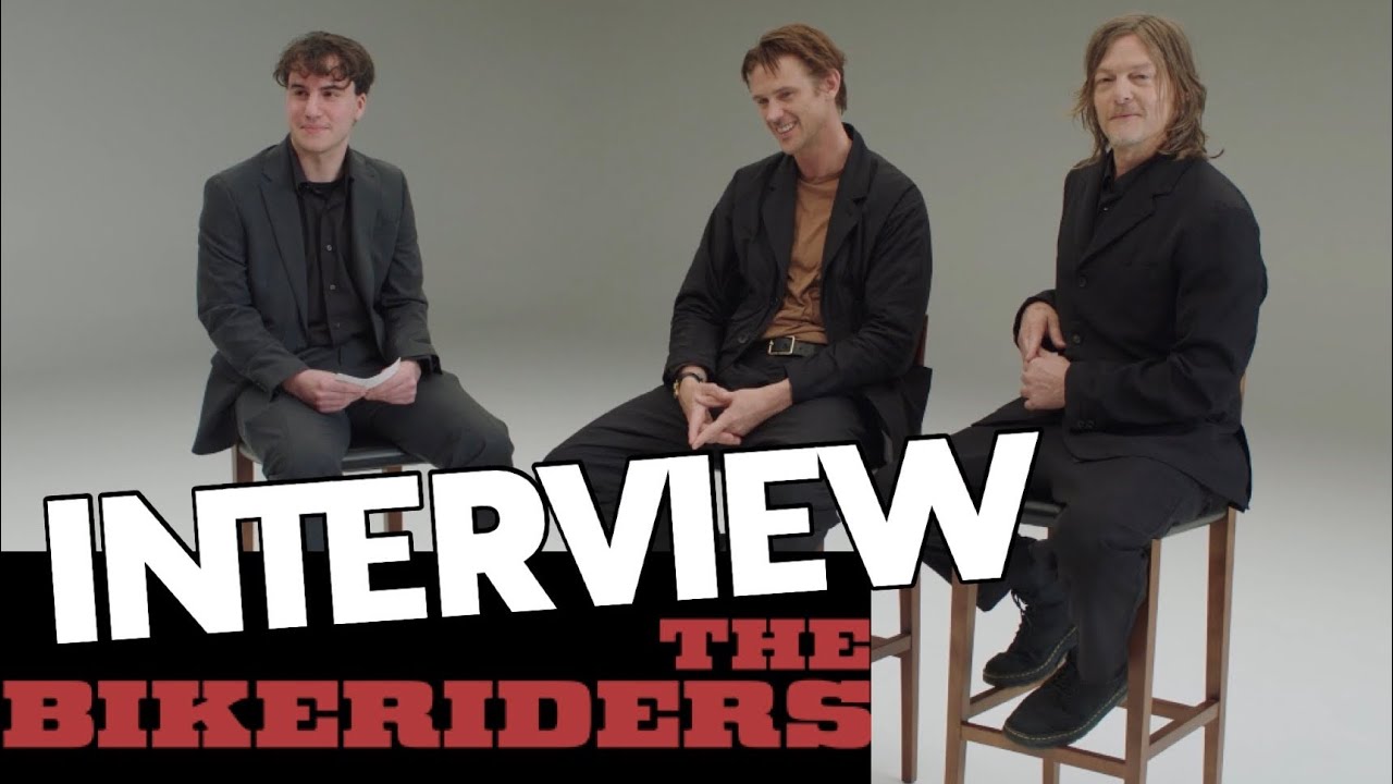 Norman Reedus & Boyd Holbrook share The Bikeriders Movie Behind The ...