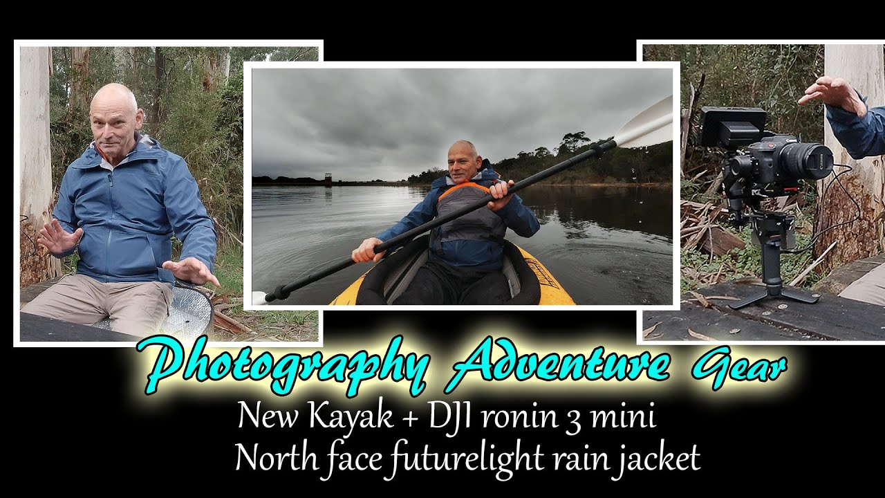 New Photography equipment. Kayak, DJI ronin 3 mini, Futurelight rain ...