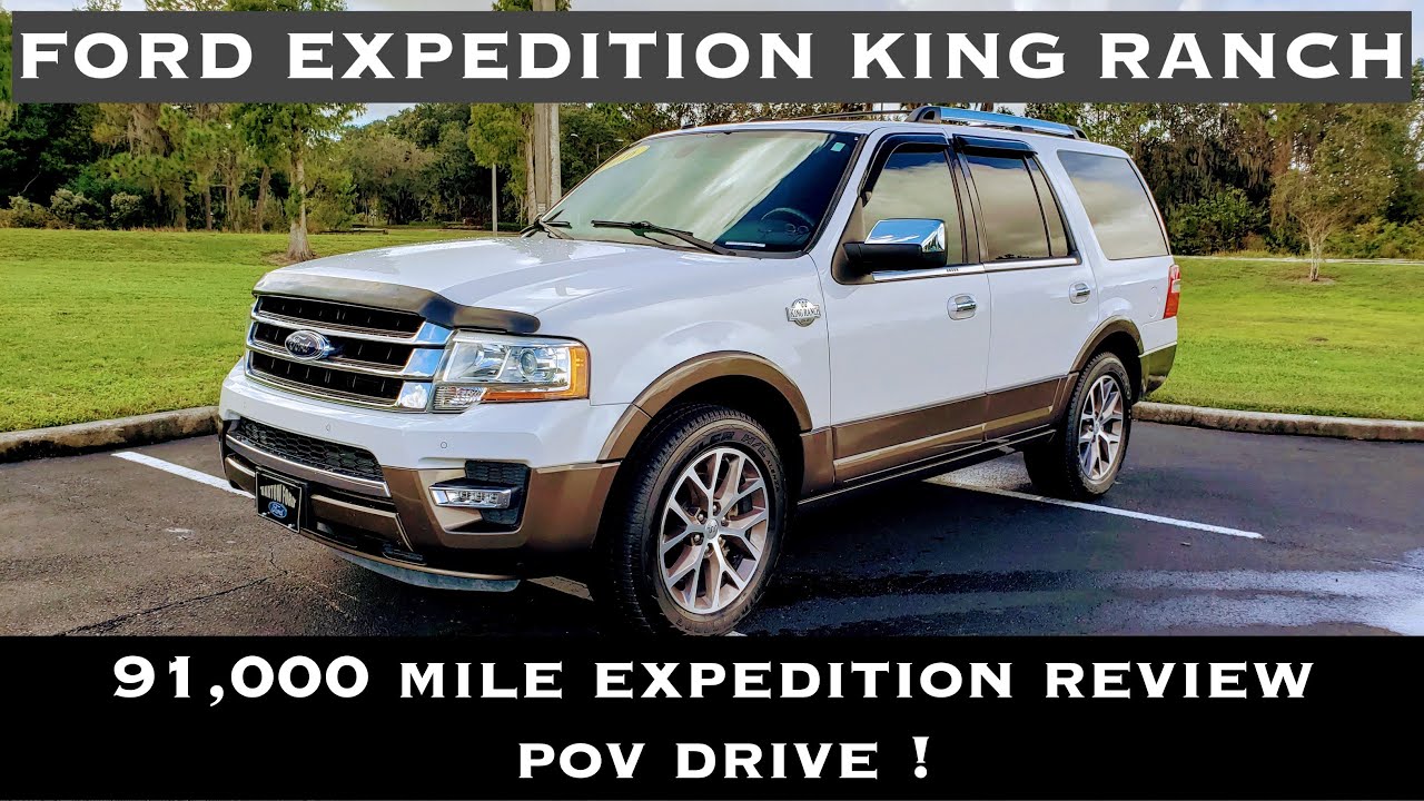 Ford Expedition King Ranch 2016 Model, 91k Miles, POV Review/Drive Much ...