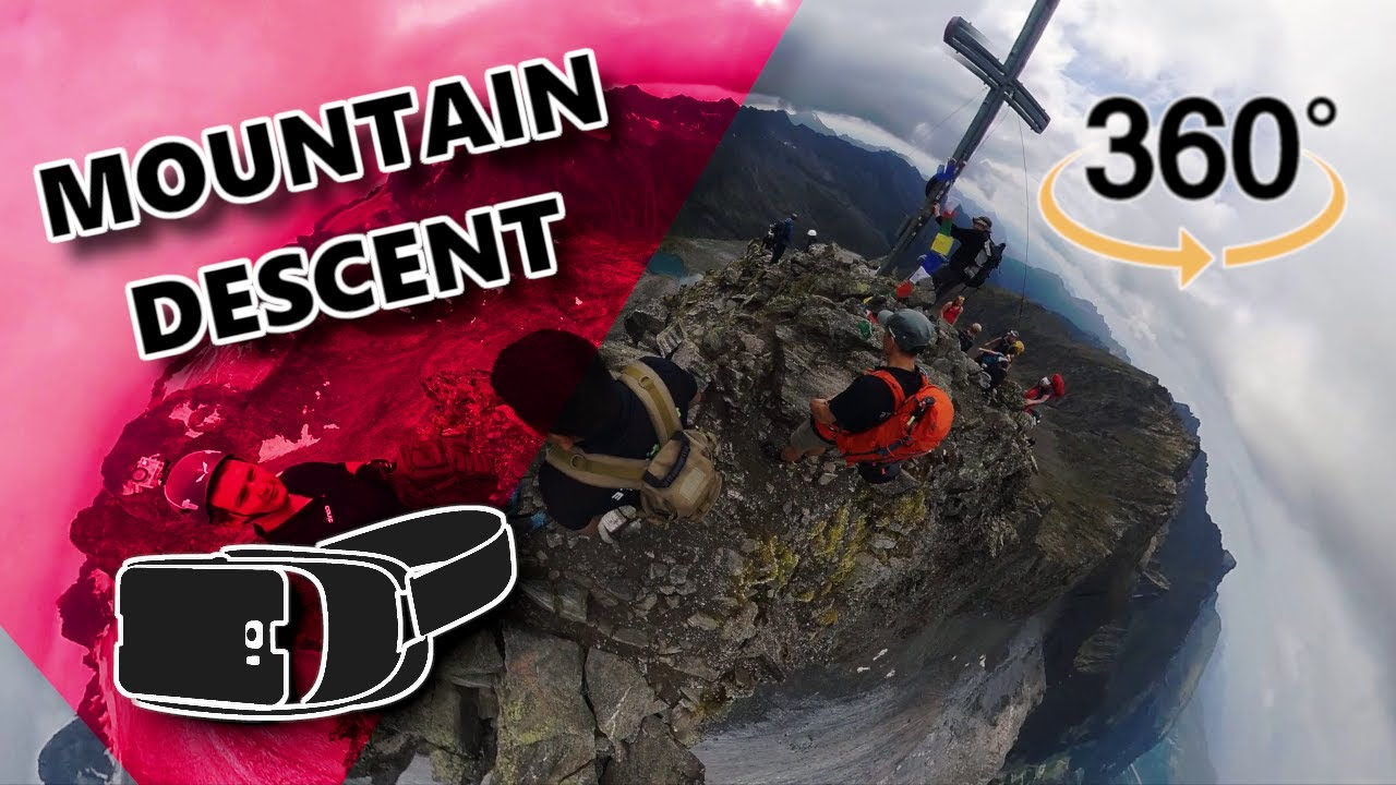 360 VR Mountain Descent - YouTube