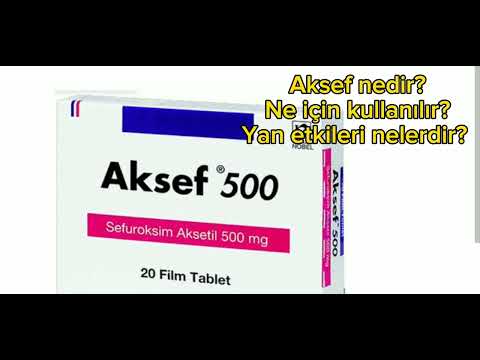 Aksef antibiyotik nedir? Ne için kullanılır? Yan etkileri nelerdir? bakterilere etkisi nedir?#sağlık