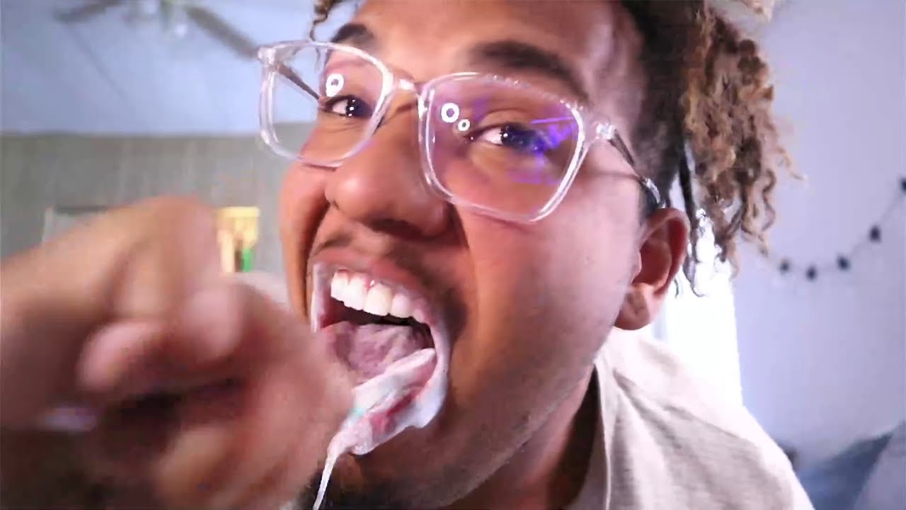 [ASMR] 🪥 Brushing Teeth and Washing Face Morning Routine - YouTube