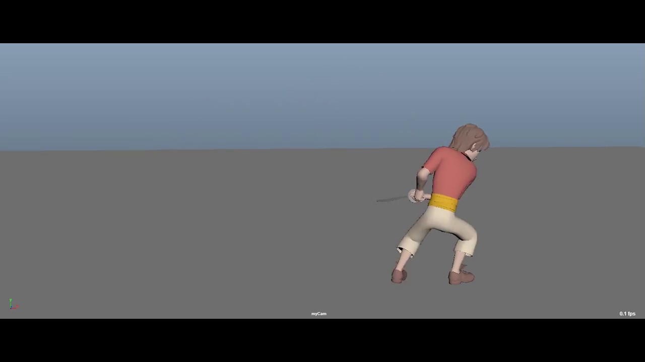 Animation sword attack ver. 4 - YouTube