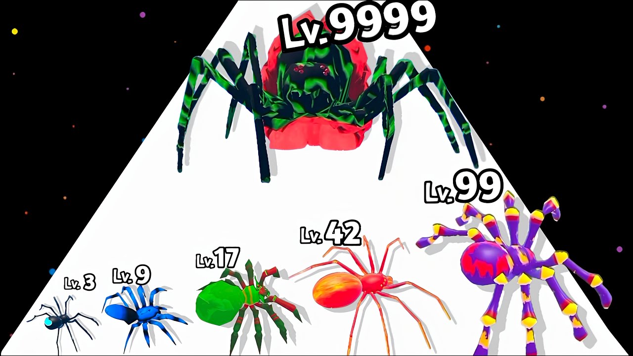 Master Spider: Web Shooter Run Game in MAX LEVEL ⭐ Merge Simulator ...