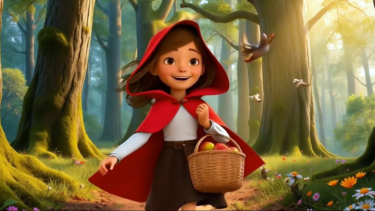 🎀 Scufița Roșie - Povești Frumoase pentru Copii | Desene Animate Copii ...