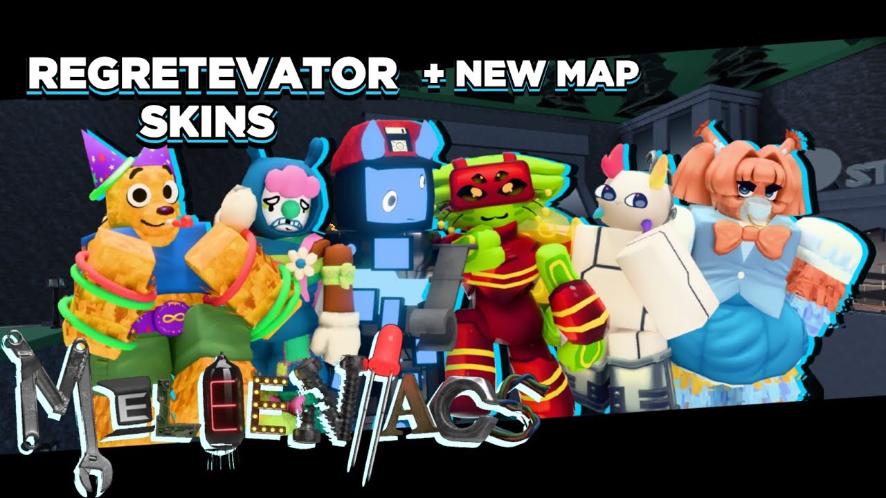 REGRETEVATOR X MELEENIACS (SKINS + MAP) | MELEENIACS - YouTube