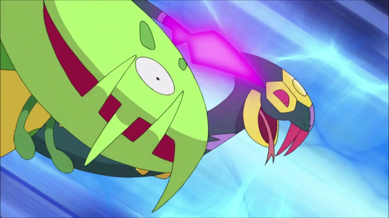 Seviper Uses Poison Tail On Pikachu - The Fleeing Tower Of Sunyshore ...