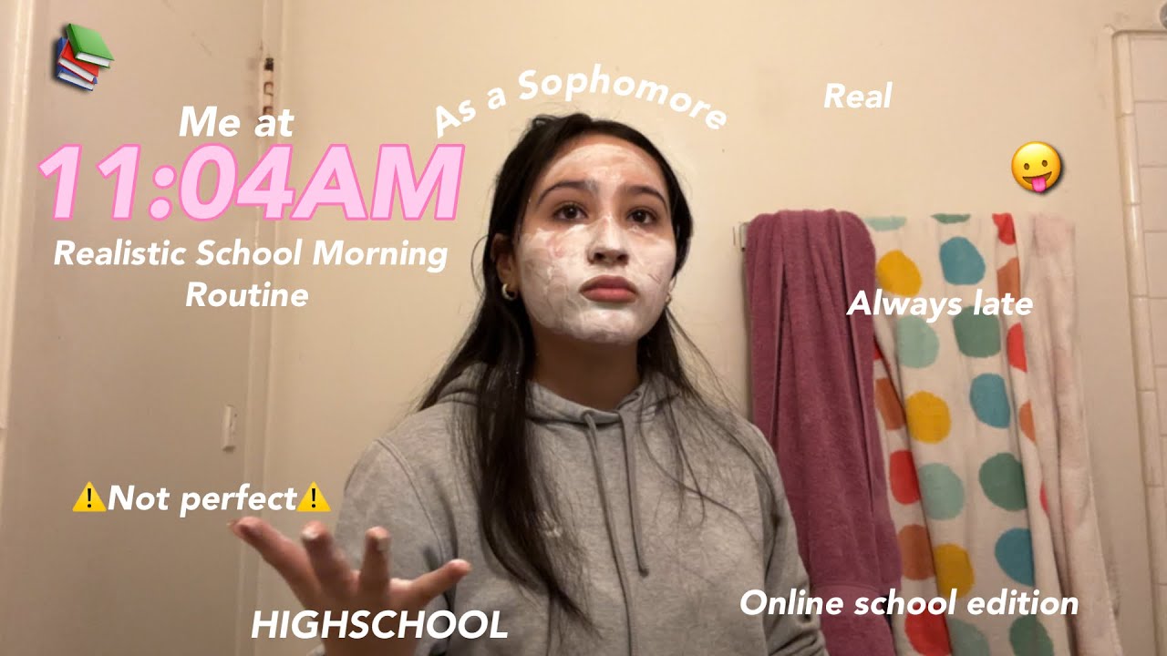 my *REAL* SCHOOL morning routine - YouTube